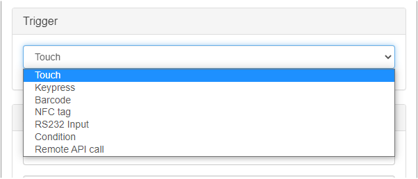 Configure event dialog – TargetR Digital Signage Help