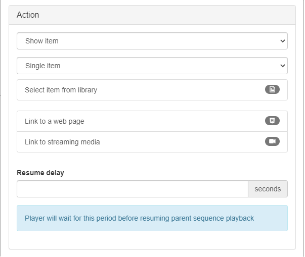 Configure event dialog – TargetR Digital Signage Help